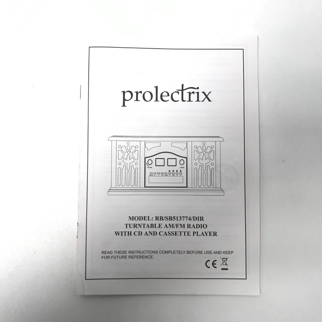 Prolectrix RB/SB513774/DIR 4-in-1 Retro Music Centre