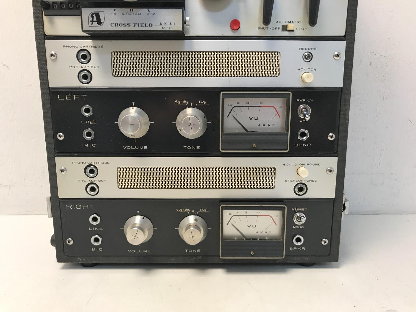 Akai M8 Cross Field Reel To Reel Tape Recorder (read description)