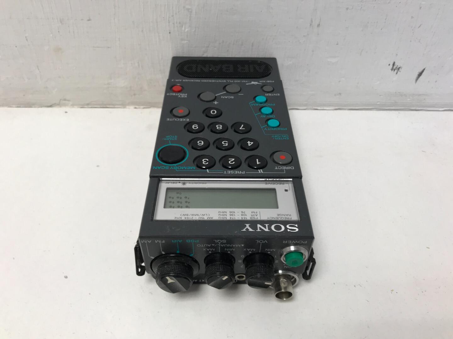 Vintage Sony AIR-7 Air Band/FM/AM PLL Synthesized Receiver and AOR ...