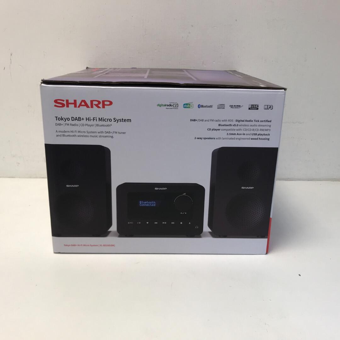 Sharp Tokyo Bluetooth HiFi Micro Sound System with Dab+ Radio