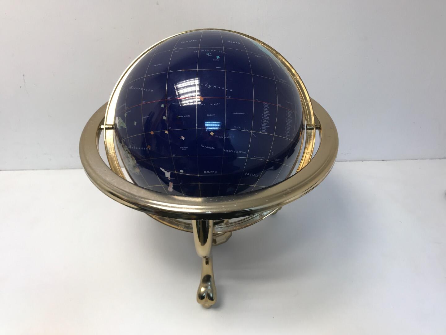 World Gemstone 11'' Globe with Compass