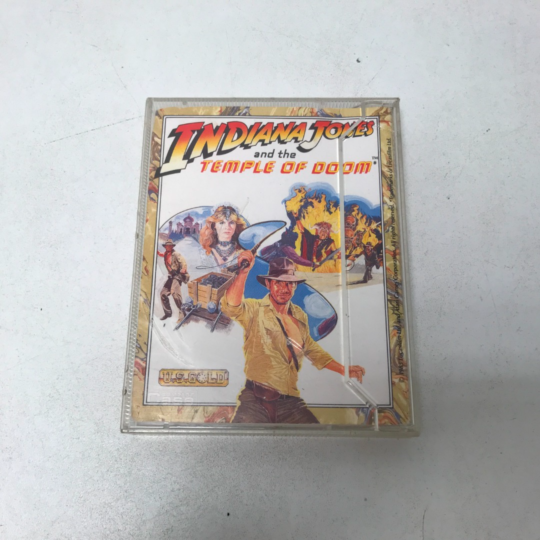 Indiana Jones and the Last Crusade and Temple of Doom Commodore 64 Game
