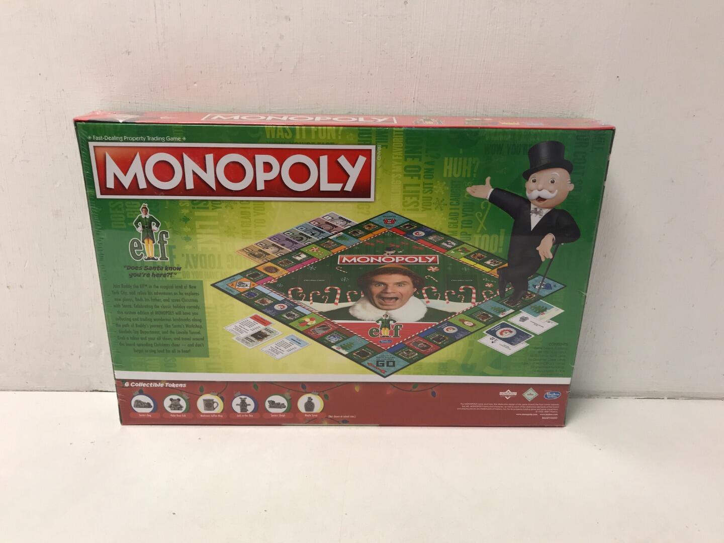 Elf Monopoly Board Game