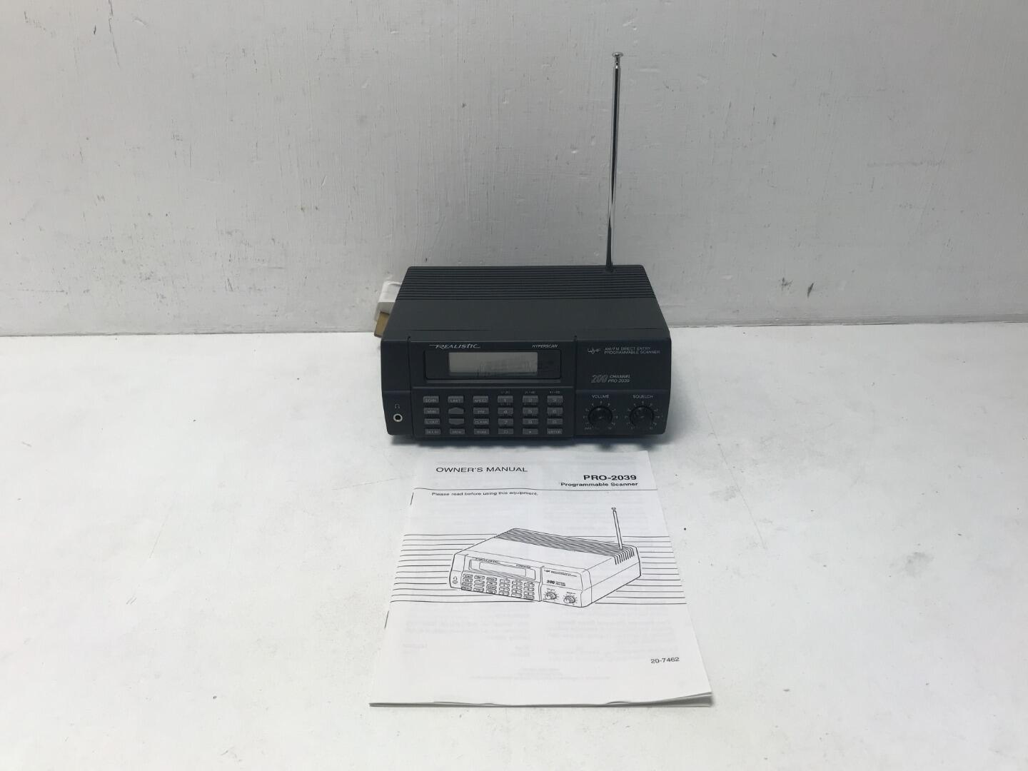 Realistic Pro-2039 Programmable Scanner