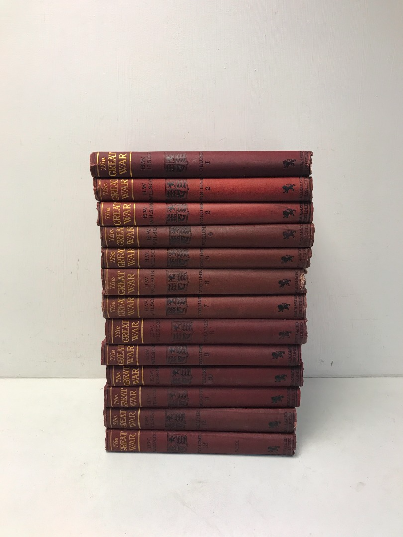 The Great War Complete 13 Volume Set by H.W Wilson