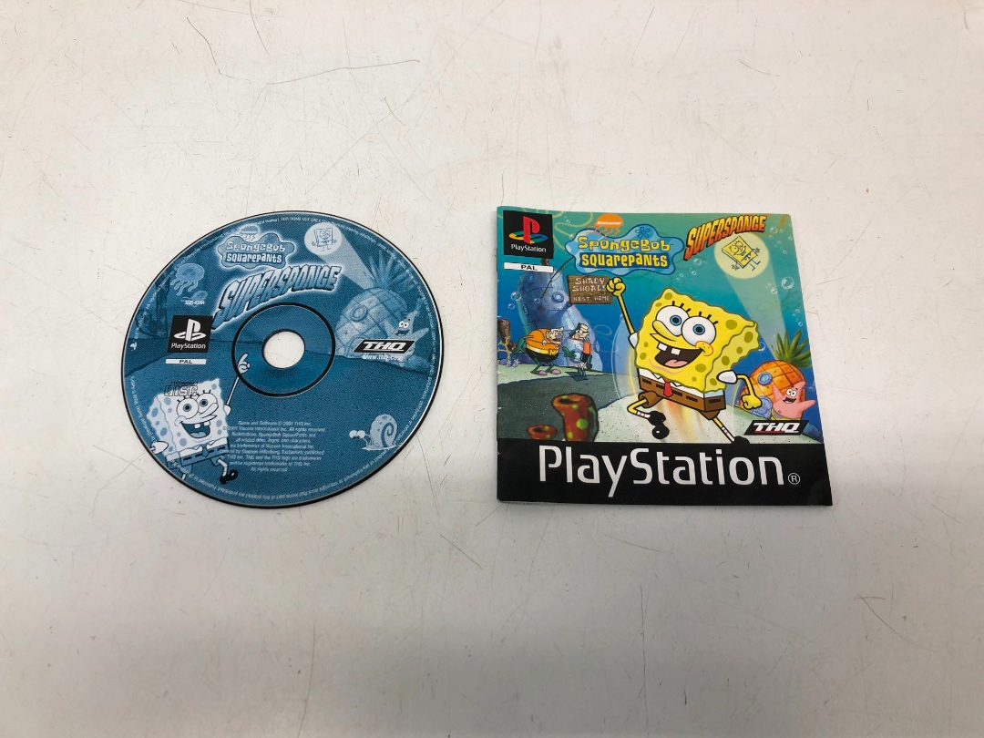 SpongeBob Squarepants: Supersponge PS1 Game