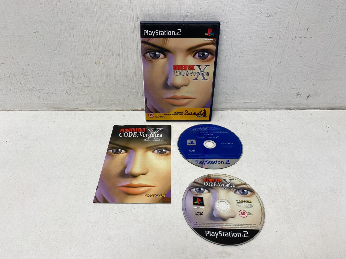 Resident Evil Code: Veronica X PS2 Game
