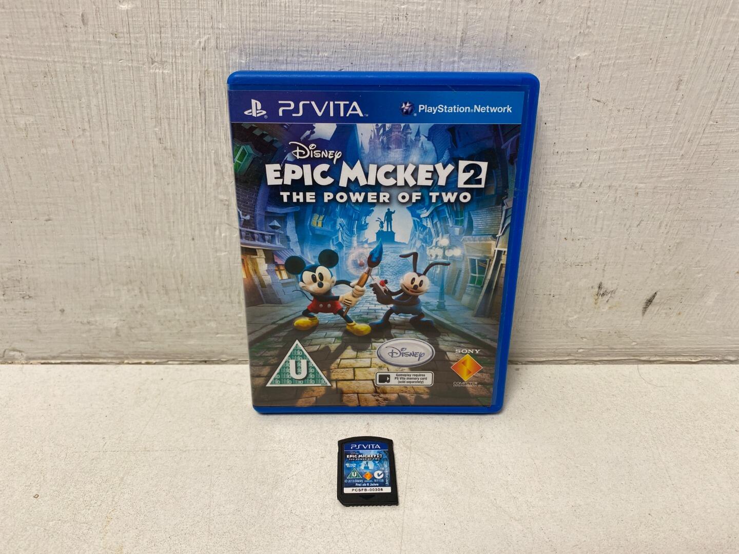Disney Epic Mickey 2 The Power Of Two PS Vita Game