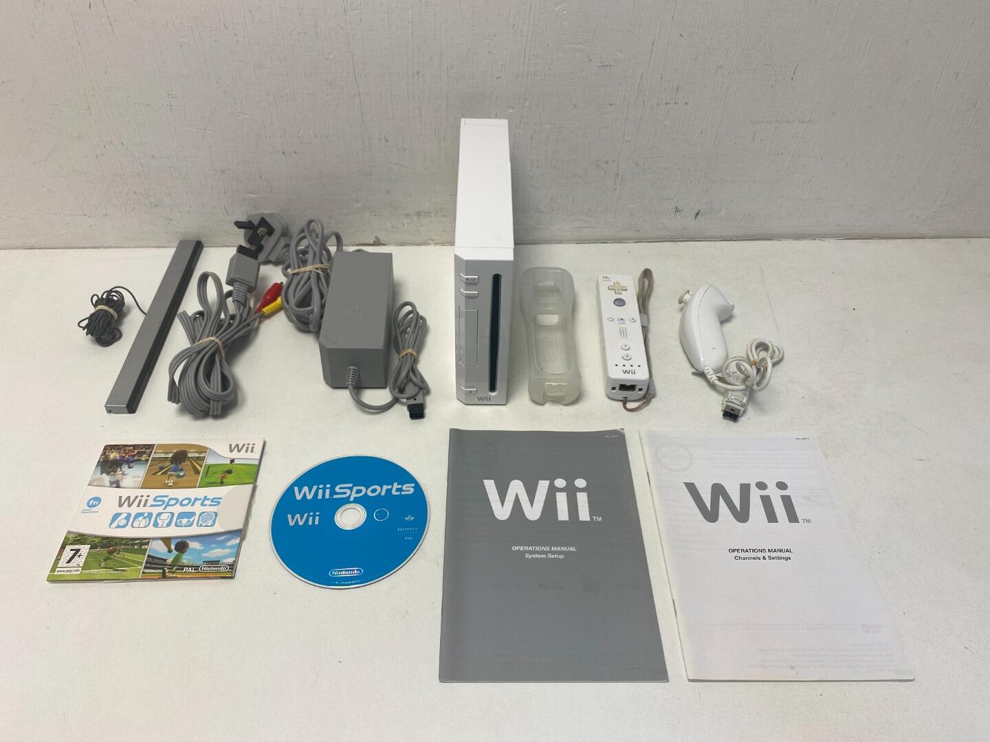Nintendo Wii Console with Wii Sports Game