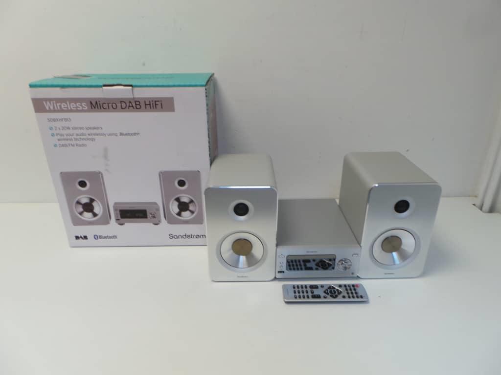 Sandstrom SDBXHFB13 Bluetooth DAB Micro HiFi System