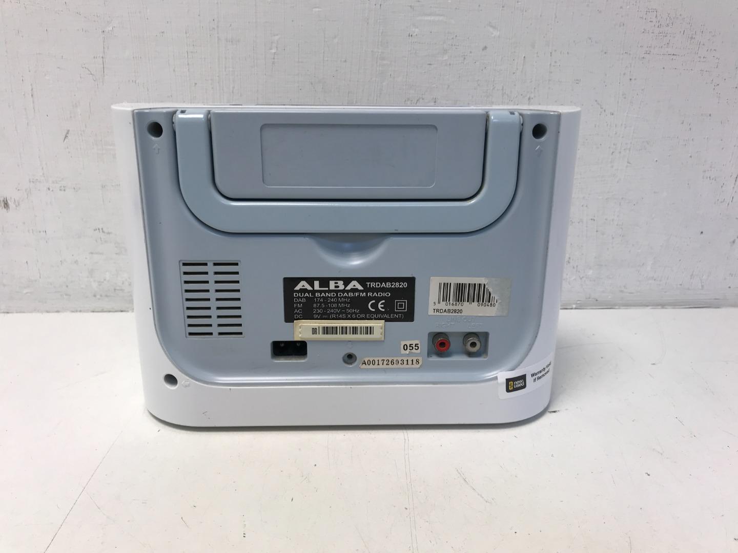 Alba TRDAB2820 Portable DAB Radio - Parts or Spares