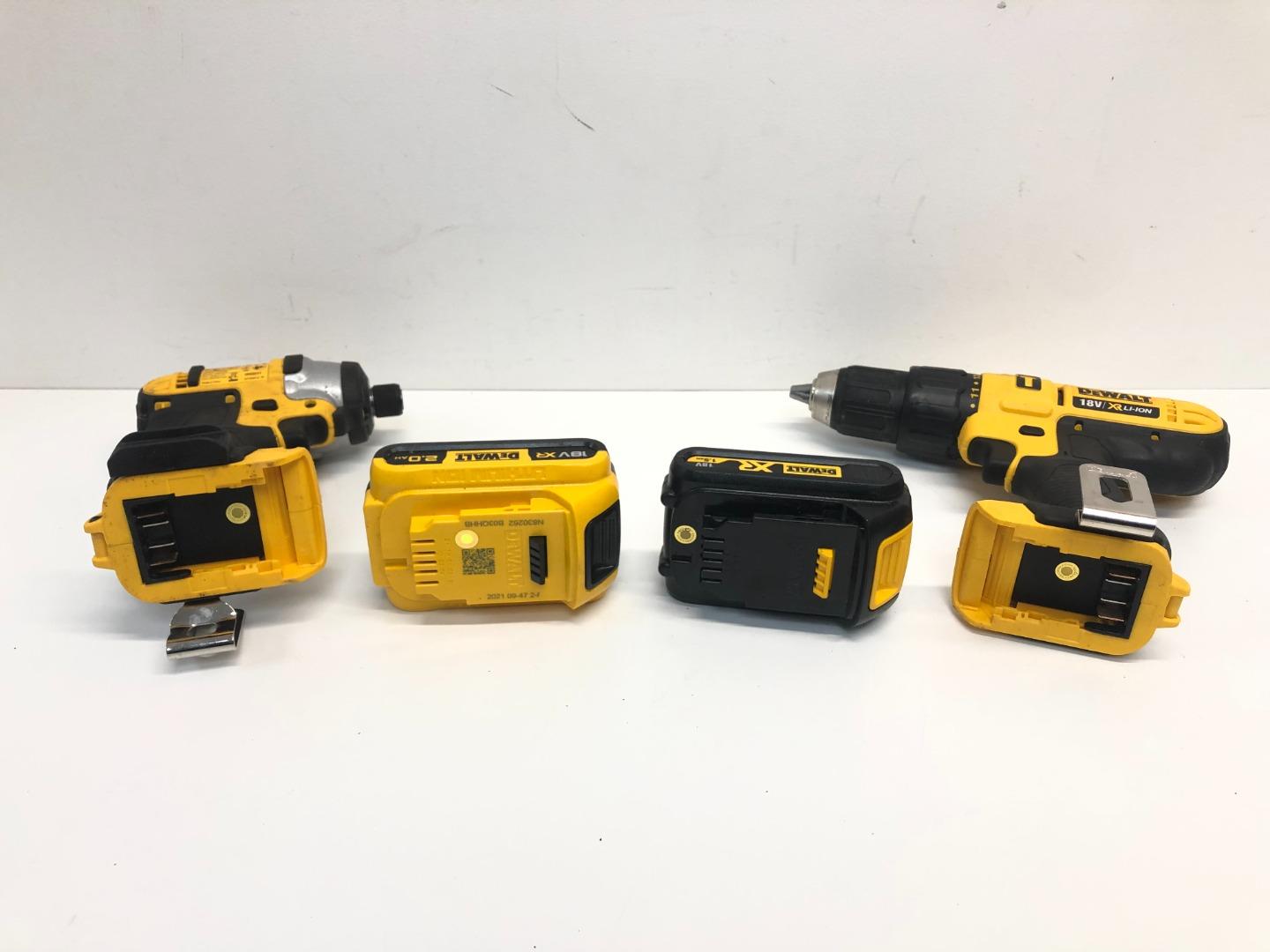 DeWalt DCK266P2 XR 18V Lithium Ion Twin Drill Pack