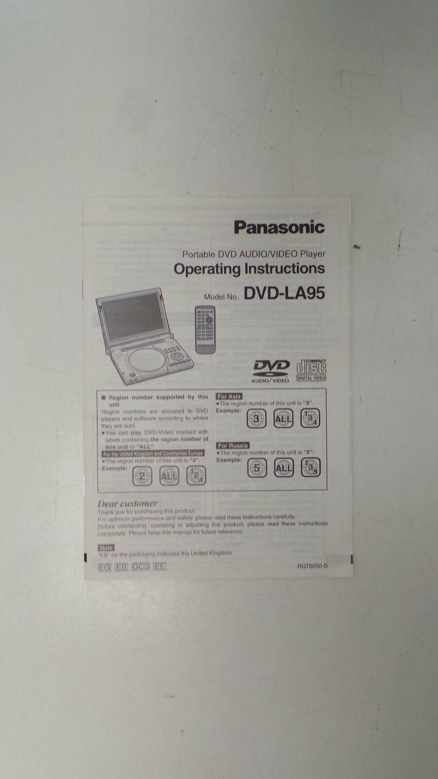 Panasonic DVD-LA95 Portable DVD Player