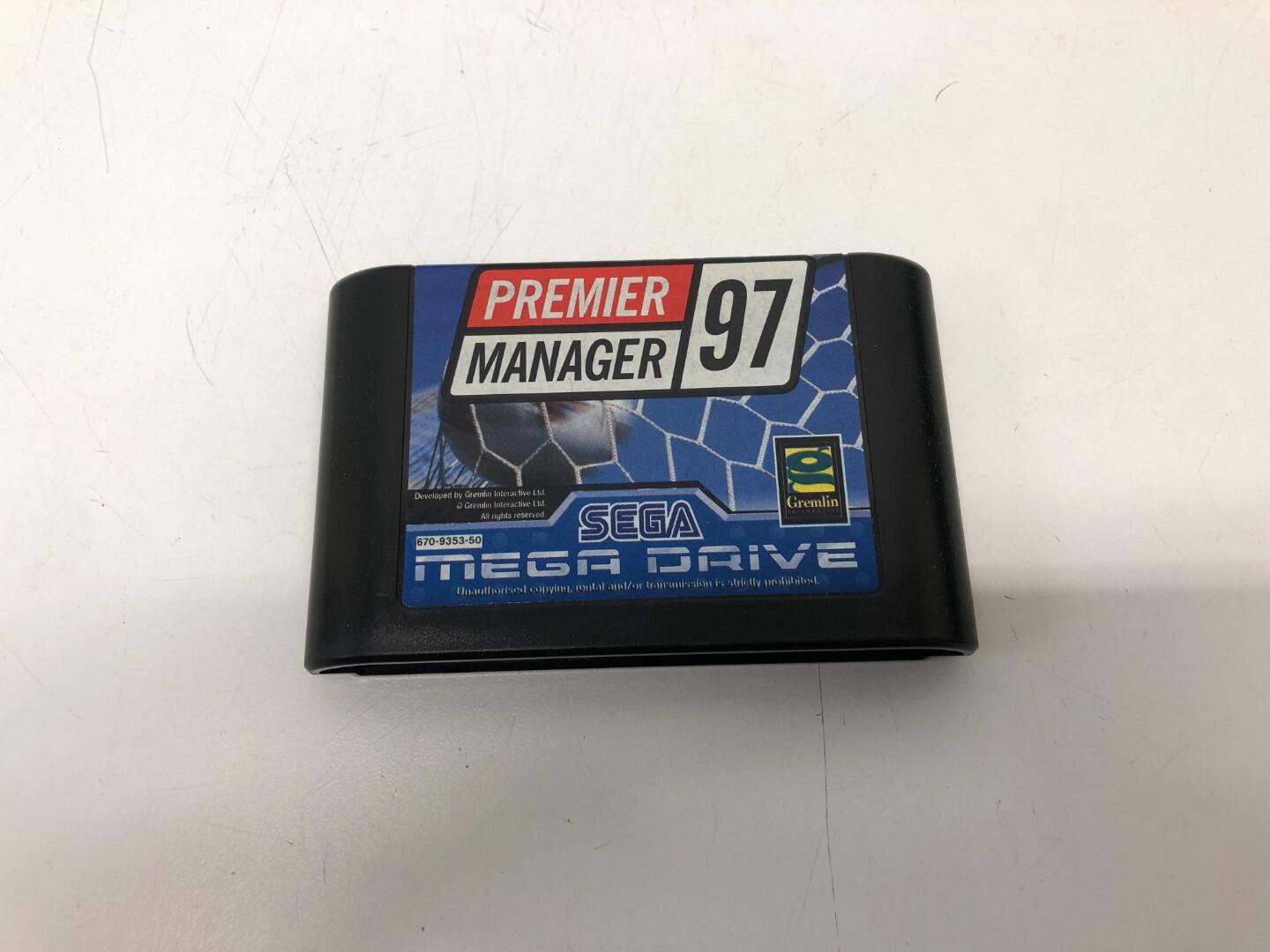 Premier Manager 97 Sega Mega Drive Game
