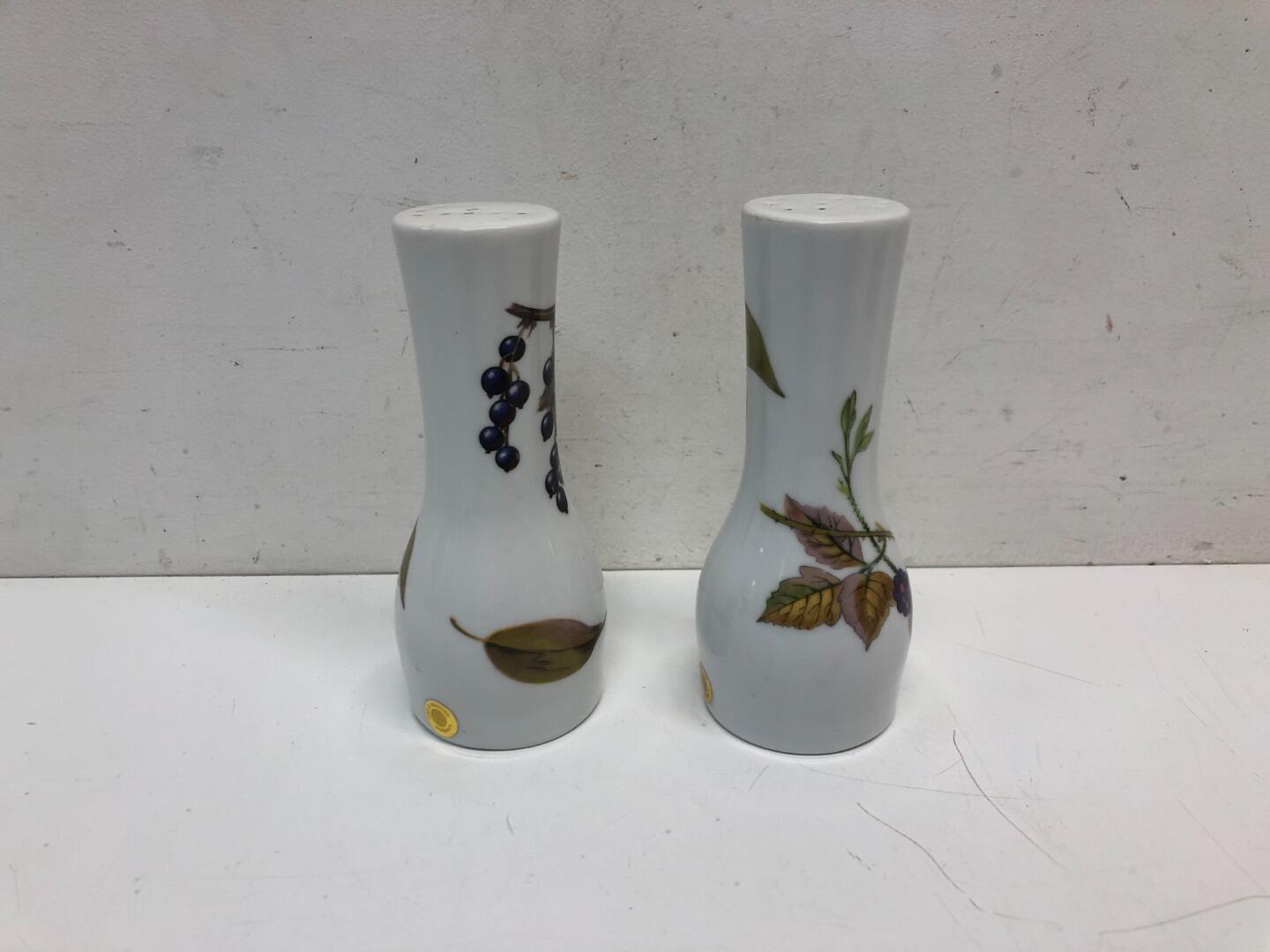 Royal Worcester Evesham Salt & Pepper Pots