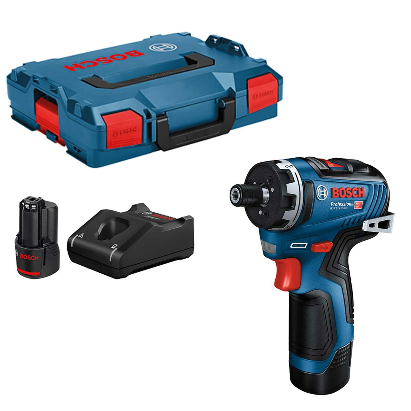 Bosch Professional GSR 12V-35 HX Brushless Cordless Drill Driver Set