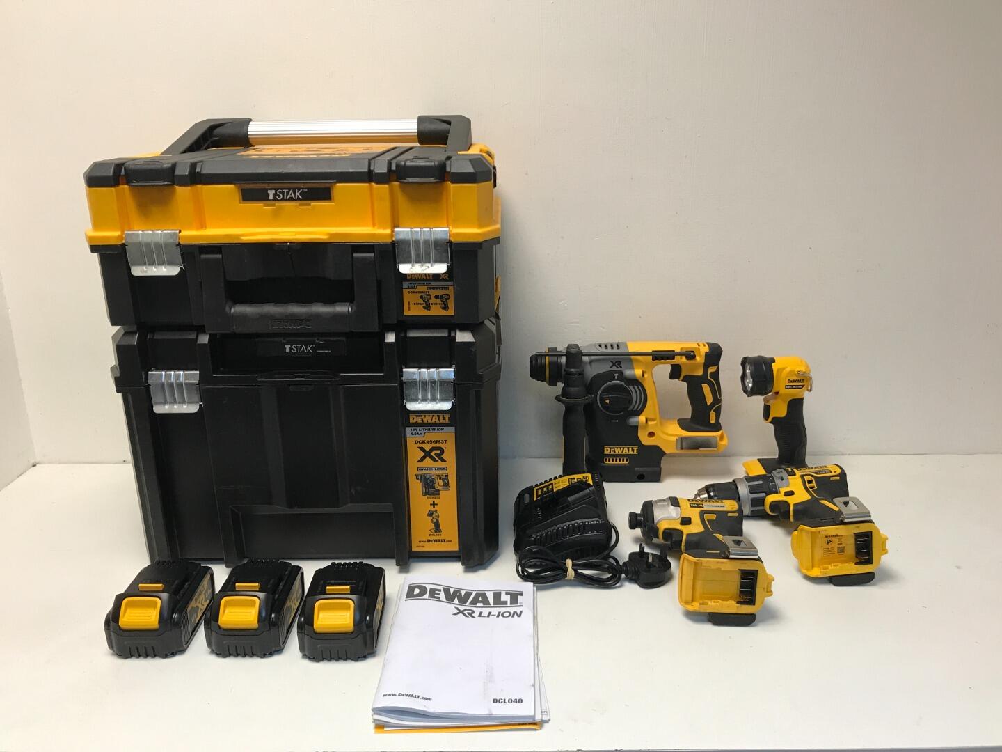 DeWalt DCK456M3T 18V Cordless Power Tool Set