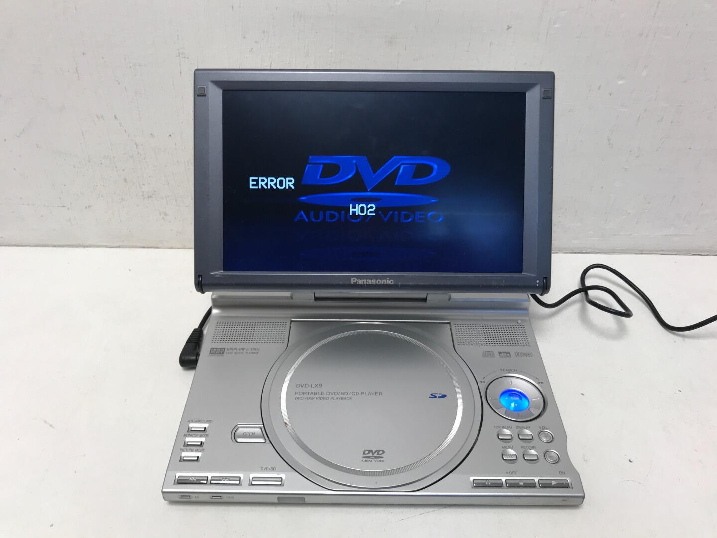 Panasonic DVD-LX9 9'' Portable DVD Player - Parts or Spares