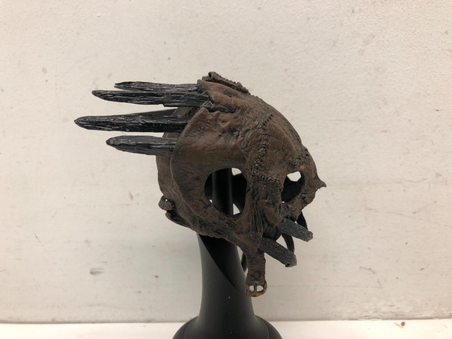 LOTR Orc Hide 1/4 Scale Helm by Sideshow Weta