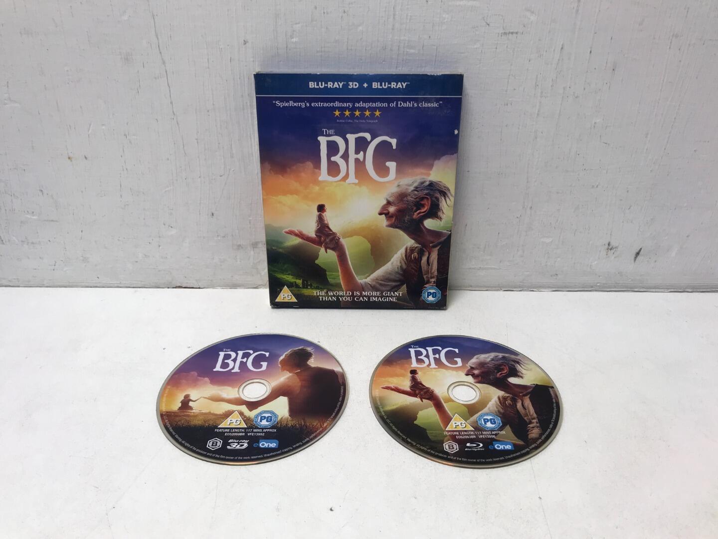 The BFG 3D Blu Ray DVD