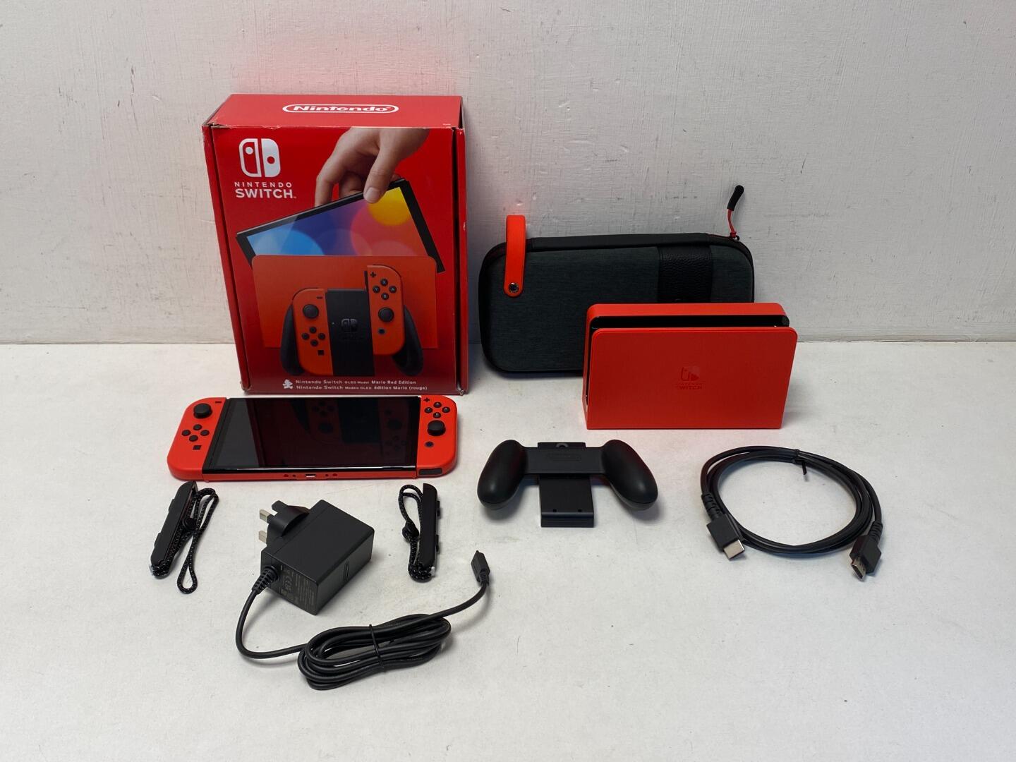 Nintendo Switch OLED Gaming Console - Mario Red Edition