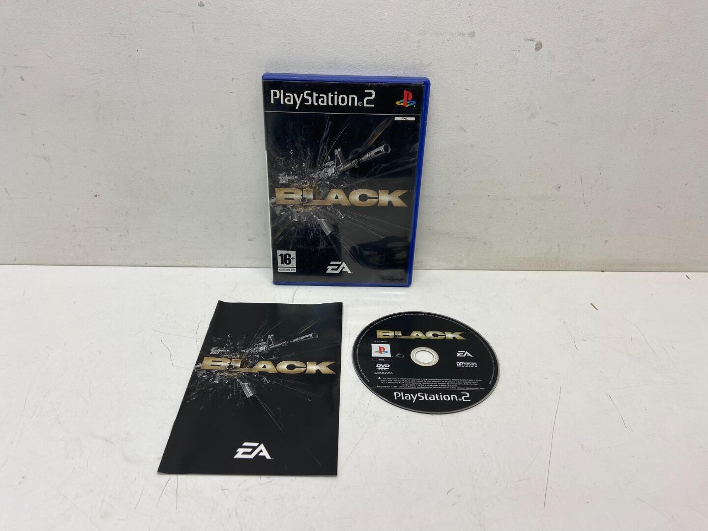Black PS2 Game