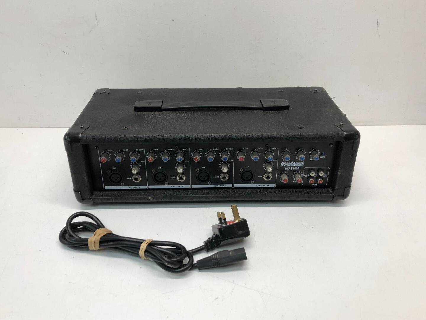 ProSound N73HH 4-Channel Powered PA Mixer Amplifier