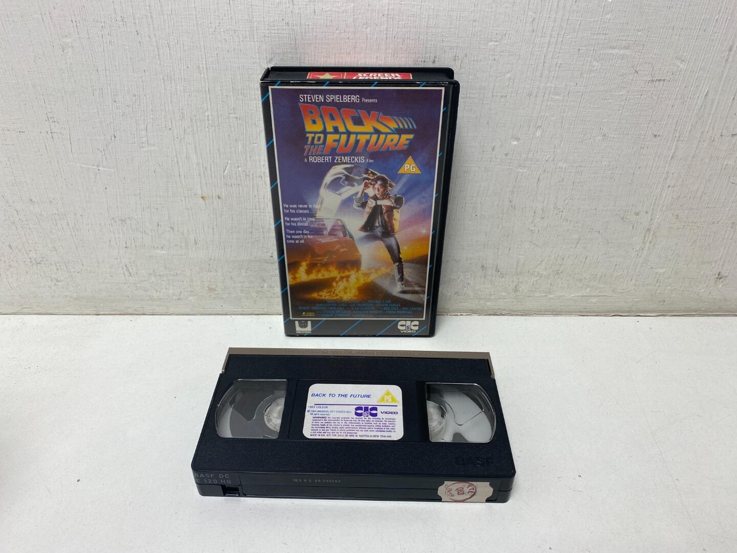 Back to the Future VHS Tape