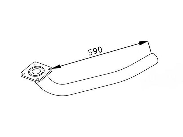 Volvo Exhaust Front Pipe 6795710 230160