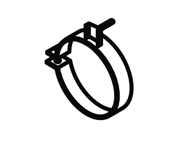 Volvo Exhaust Clamp For Pipe Flanges 3033362 230191