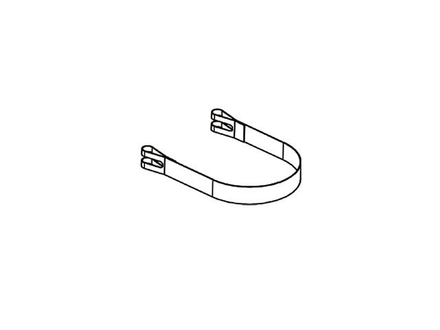 Volvo Exhaust Silencer Strap, Vertical 3987072 7403987072 230116