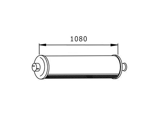 Volvo Exhaust Vertical Silencer 1661420 230164