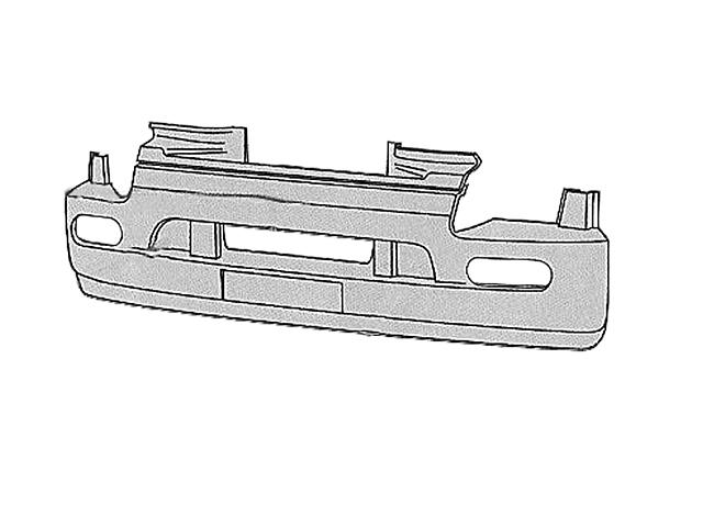 Renault Front Bumper With Spoiler & Lamp Holes 5010225819 5010301741 609084