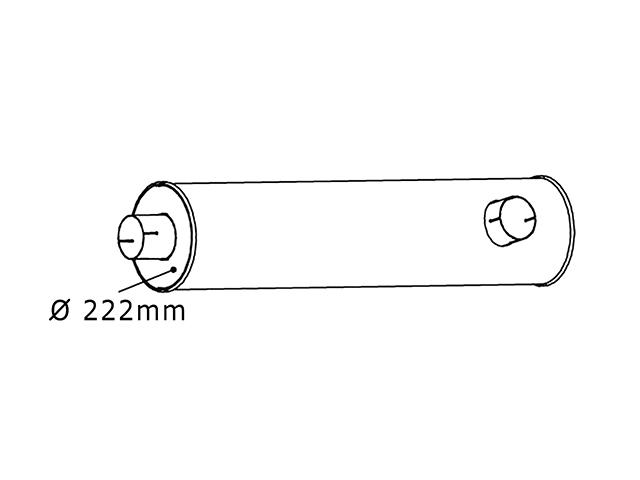 Renault Exhaust Silencer Box 5010317424 630017
