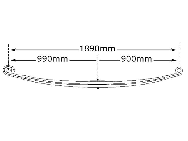 Volvo Suspension Spring Rubber Bush 1st Axle 2 Leaf 20771561 257888 ...