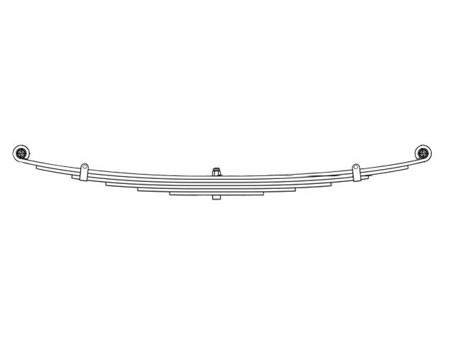 Volvo Suspension Spring, Rear 4 Leaf 257880 270058