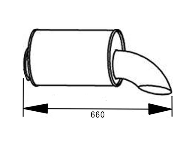 Volvo Exhaust Silencer 20564260 230223