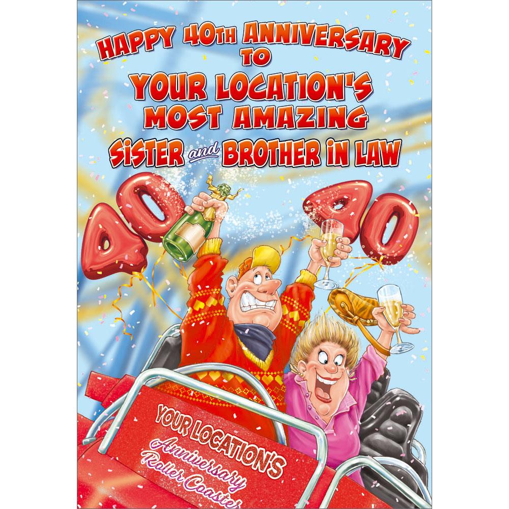 40 Year Anniversary Card Verses 40 Gorgeous Ruby Wedding Anniversary