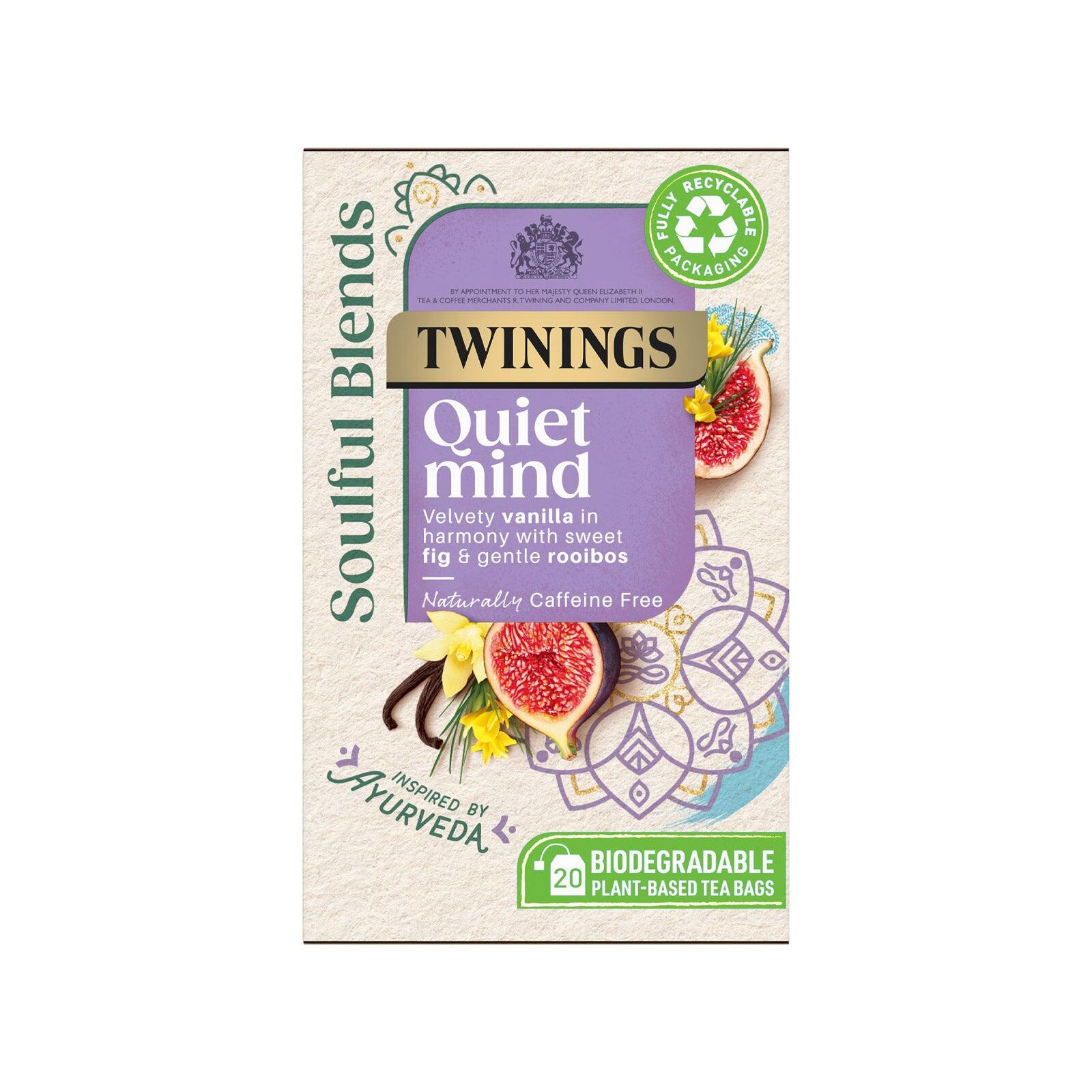 Soulful Blends Quiet Mind - Herbal Tea - 4 x 20 Envelopes Multipack ...