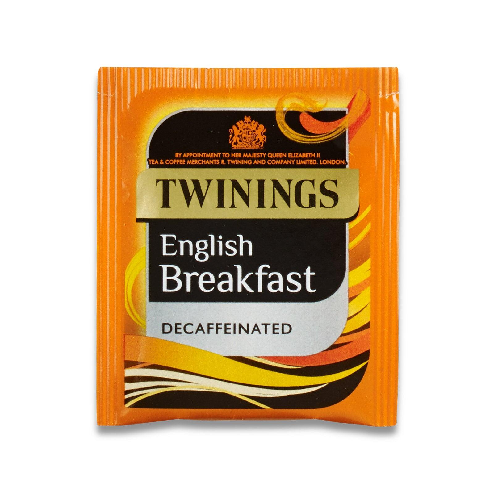 English Breakfast Decaffeinated - Black Tea - Single Envelope - Smooth ...