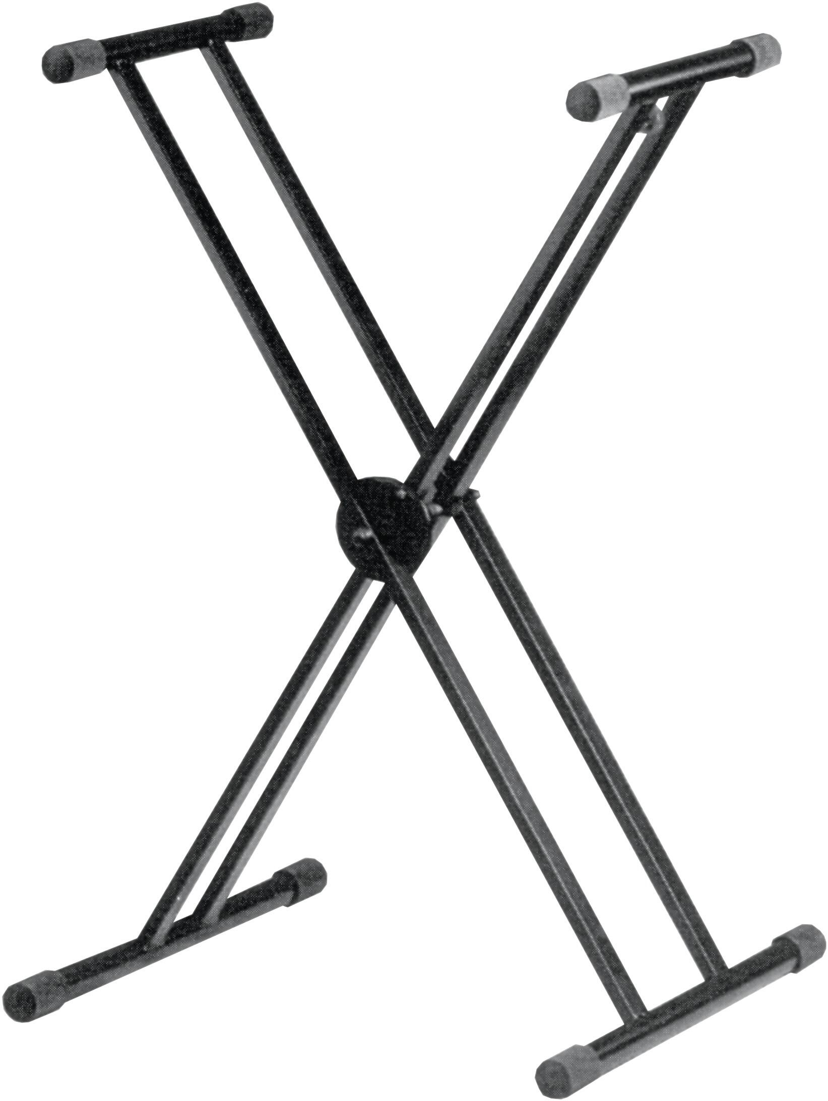 Soundlab - Height Adjustable Twin X Frame Keyboard Stand with Quick ...