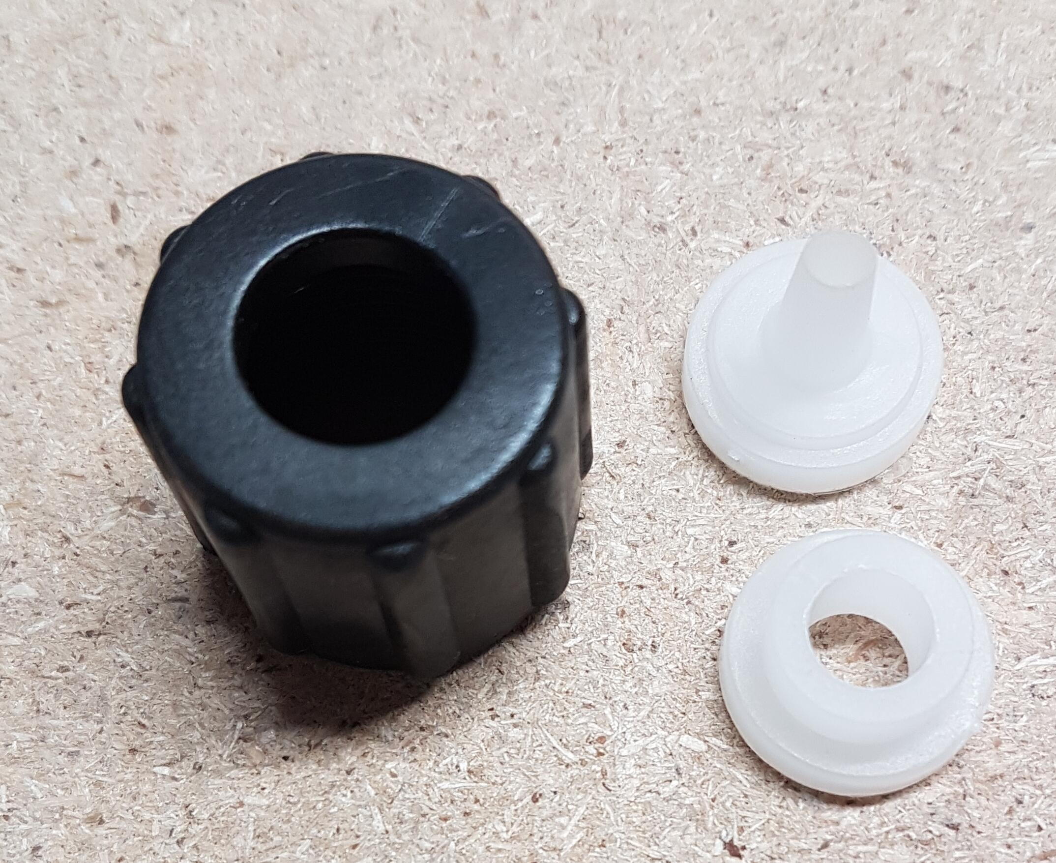 Injection fitting & Footvalve hose holding kits - 3/8"