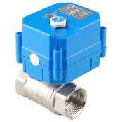 230vAC Electrically actuated 2 way ball valve
