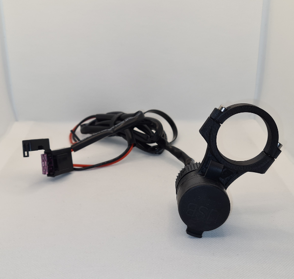USB Charger Bracket - Forkleg Mounted - (with optional add-ons)