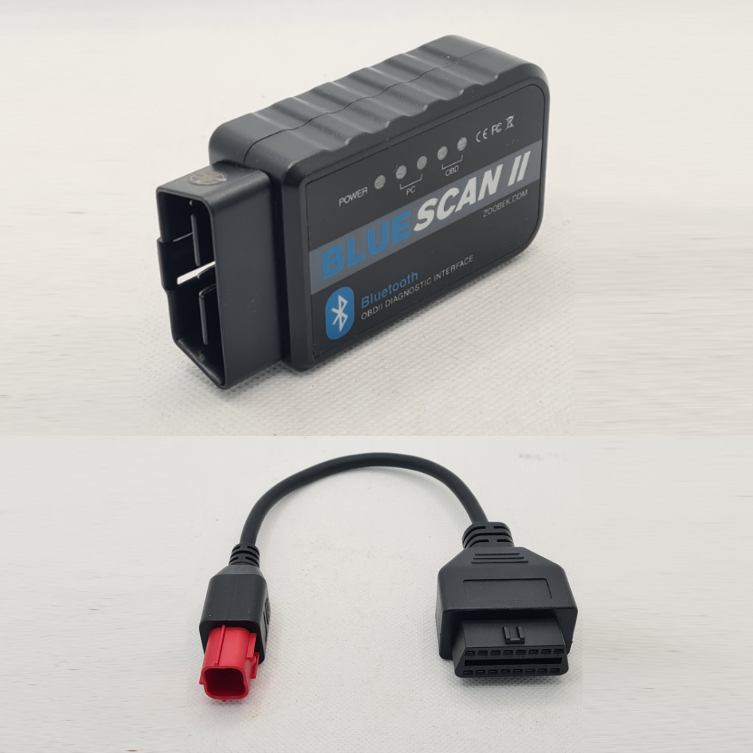 OBD2 Wireless Bluetooth Data Reader & Cable Kit for Royal Enfield ...