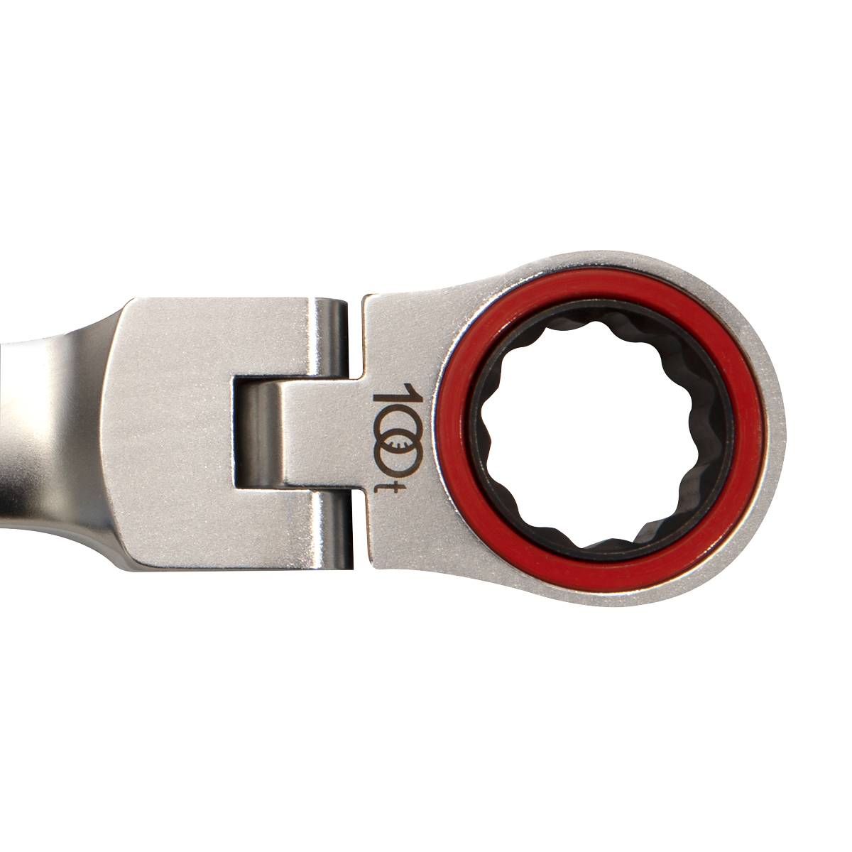 Sealey 12pc Flexi-Head Ratchet Combination Spanner Set - Platinum Series