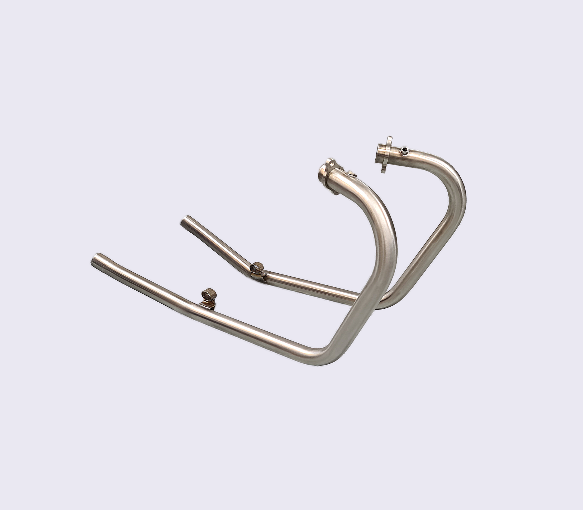 Stratos Performance Brushed Stainless Downpipes for Royal Enfield ...