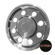 Pair 19.5" Stainless Steel Standard Scandinavian Style Wheel Trims - Rear