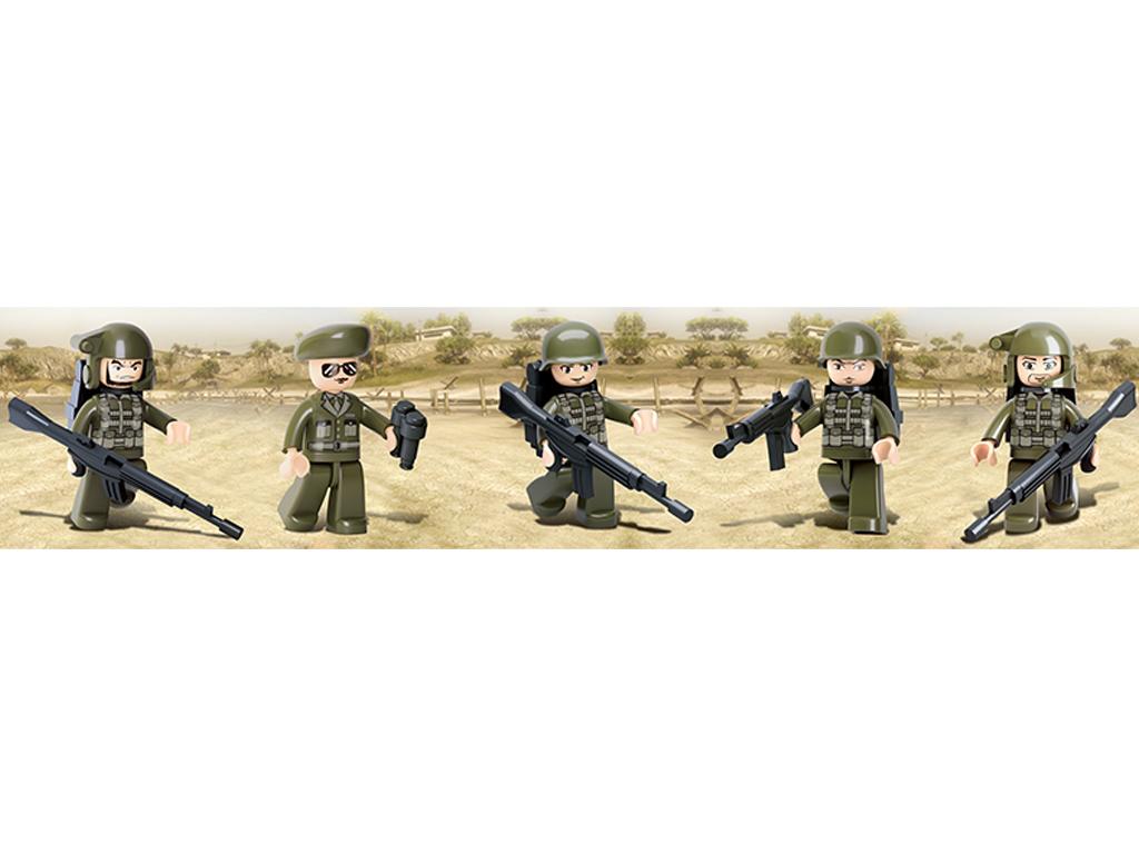 Army Heavy Truck M38 B0302 | Bricks & Blocks | Military Toys