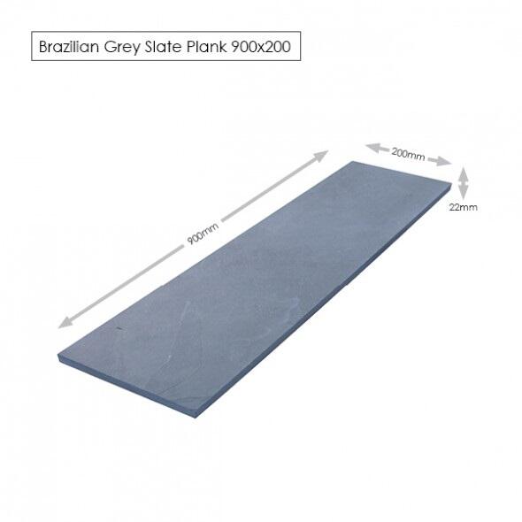 Brazilian Grey Slate Plank 900 x 200